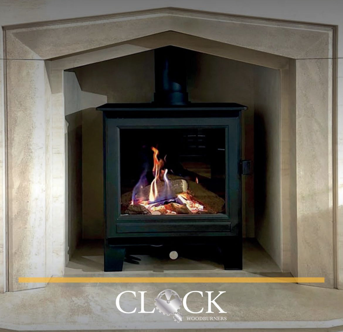 CLOCK Blifield gas stove