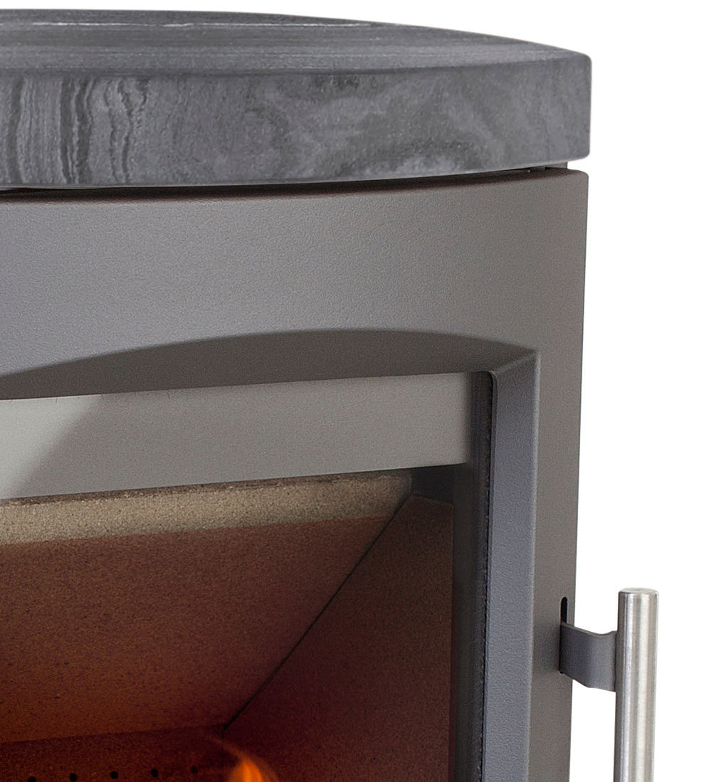 Heta Scanline 7B 4.5kW Wood Burning / Multifuel Stove with Blackwood T