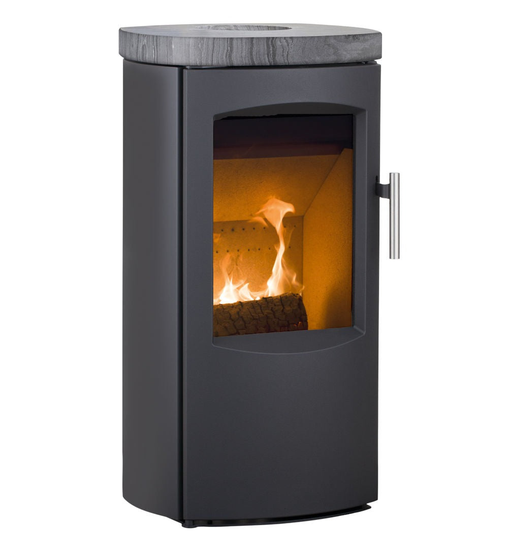 Heta Scanline 7B 4.5kW Wood Burning / Multifuel Stove with Blackwood T