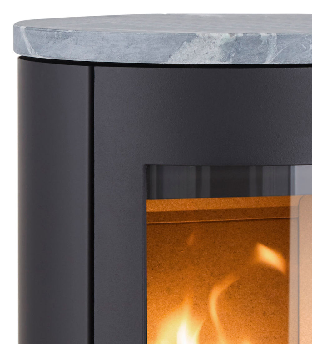 Heta Scanline 8 4.5kW Wood Burning / Multifuel Stove with Soapstone To