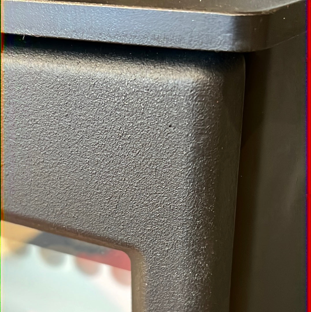 Fireline FQ5 wide stove package with oak beam